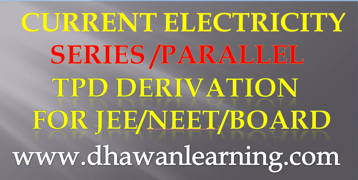 CURRENT ELECTRICITY Concepts and Derivation Simplified in 4 Videos Part ... CURRENT ELECTRICITY Concepts and Derivation Simplified in 4 Videos Part ...